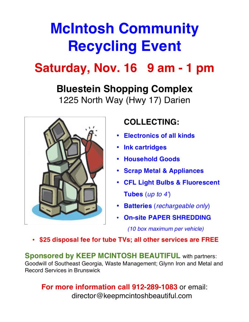 KMB Events Calendar – Keep McIntosh Beautiful